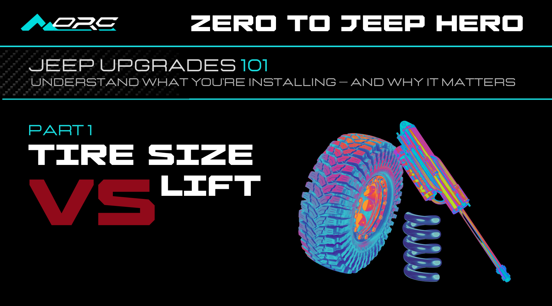 TIRE SIZE VS LIFT HEIGHT - WHAT YOU NEED TO KNOW – ORC